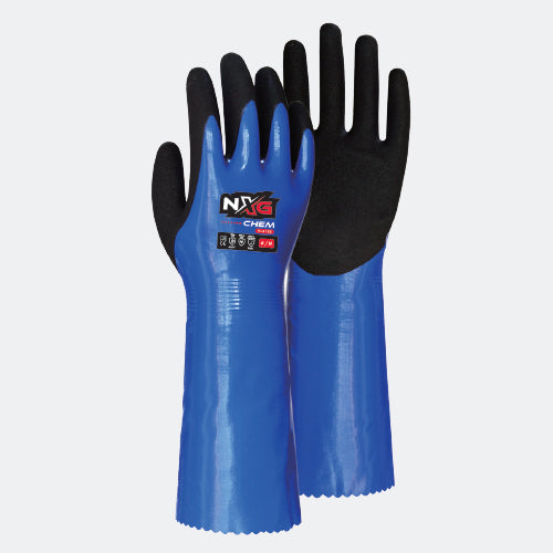 NXG CHEM H-8190 Chemical Resistant Gloves – Waterproof, Flexible ...